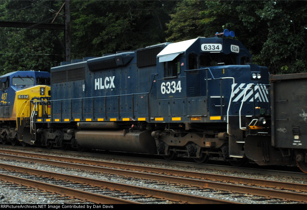 HLCX SD4>-2 6334 former SP SD40R on Q410-05